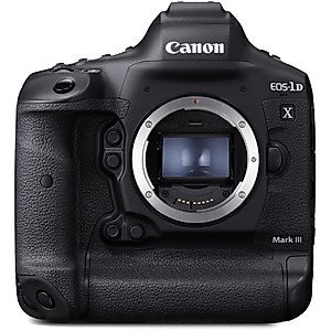 Canon EOS-1D X Mark III DSLR Camera (Body Only) (3829C002) + Canon EF 24-70mm Lens + 128GB CFexpress Card + 2 x LP-E19 Battery + Case + Filter Kit + Corel Photo Software + LED Light + More (Renewed)