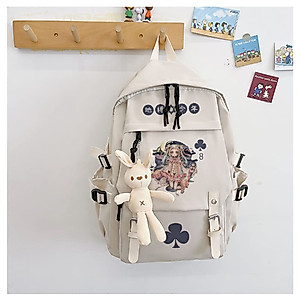 COSABZ Anime Toilet bound Jibaku Shounen Hanako kun Backpack Schoolbag Cosplay Mochila Kawaii Backpack With Pendant Girls (15)