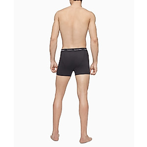 Calvin Klein Men's Cotton Stretch 7-Pack Boxer Brief, 7 Black, M