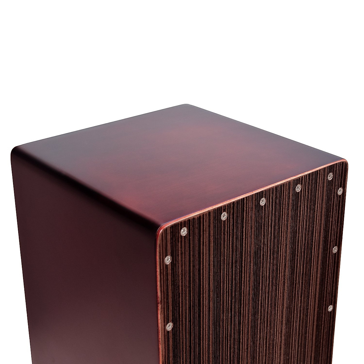 Sawtooth Ebony Cajon Percussion Box, Compact Size