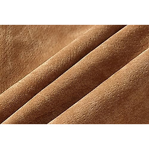 REED© LEATHER HIDES - WHOLE SUEDE SKIN 7 to 10 SF (Suede - Tan)