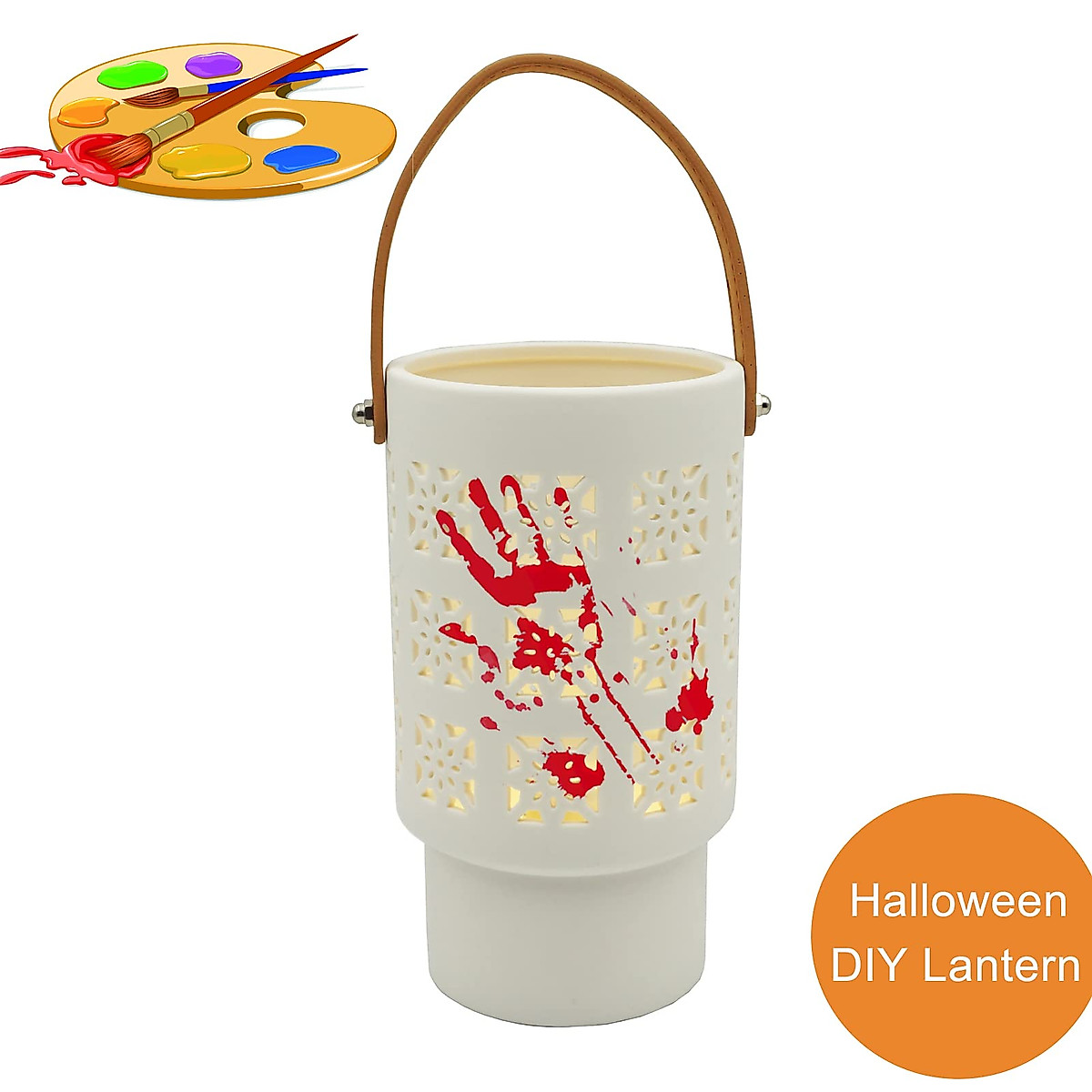 Mr.O’s Factory Halloween Decortaions DIY Lantern Light Fall Christmas Gothic Home Decor Wedding Decorations Farmhouse Living Room Decor Candle Holder