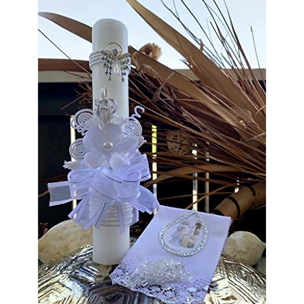First Communion Candle Set for a Girl