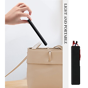 SKYOAK Ultra thin Lightweight Folding Reading Glasses Women Men TR90 Blue Light Blocking Anti UV/Eyestrain Foldable Compact Computer Readers Portable Unique Stretchable Slim Flat Case Red +2.0