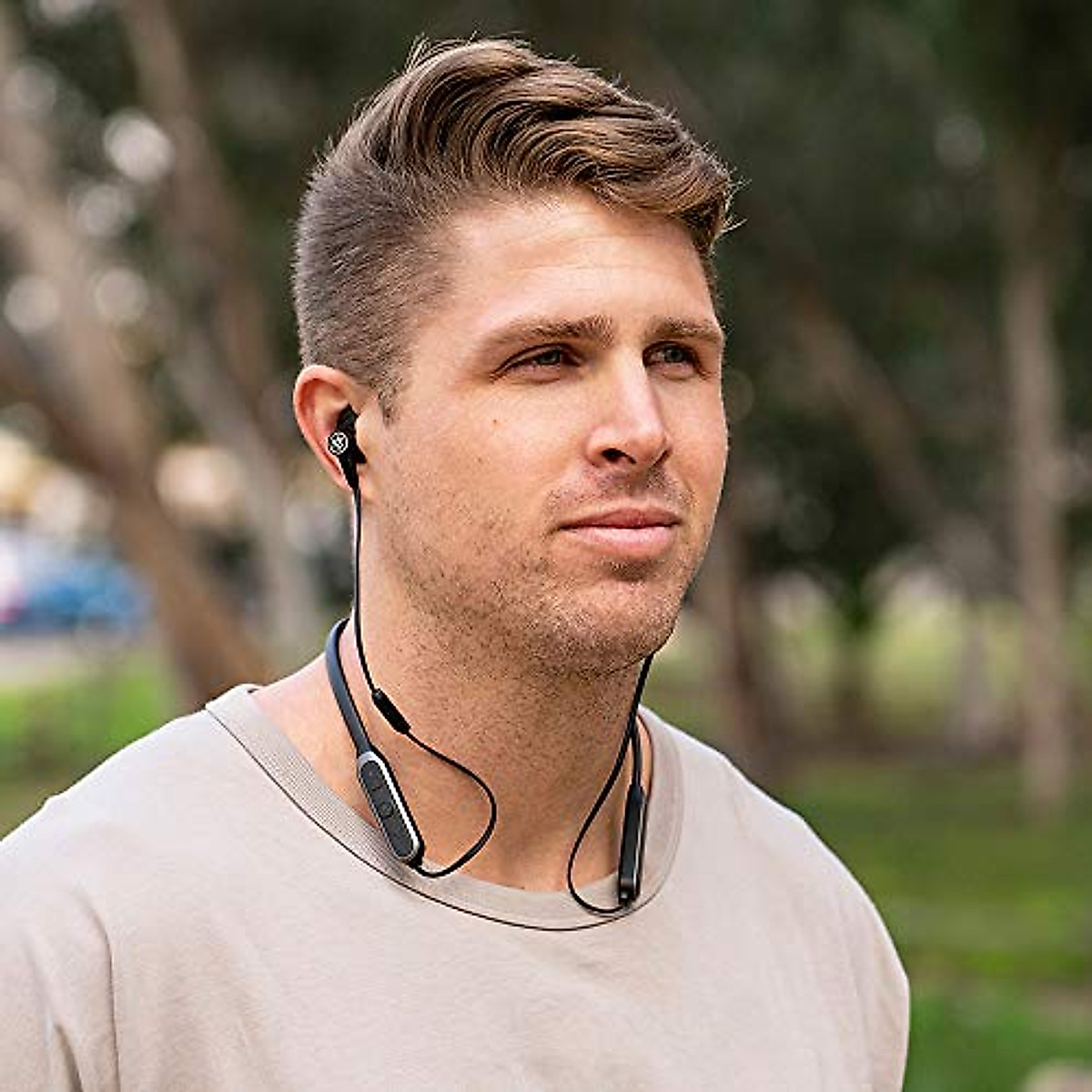 JLab Epic ANC Earbuds | Active Noise Canceling | Be Aware Audio | Bluetooth 5 | 25+ Hour Battery Life | IP54 Sweat Resistant | Universal Music Control | Bluetooth Headphones | Black