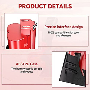 VANON 4-Pack 12V 2500mAh Lithium-ion M-12B Replacement for Milwaukee 12V Battery 48-11-2411 48-11-2420 48-11-2401 48-11-2402 48-11-2401