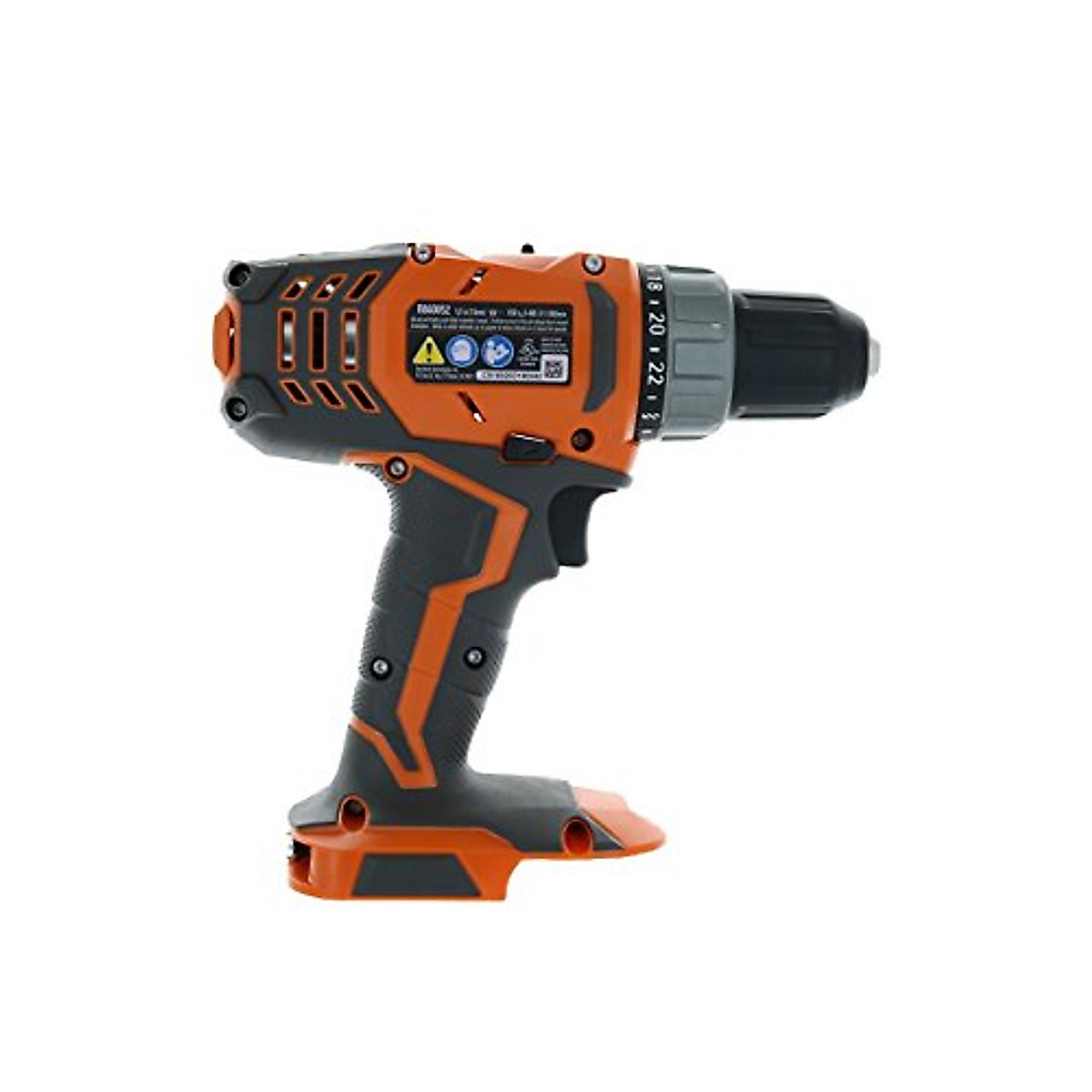 RIDGID R860052 18-Volt Lithium-Ion 1/2 in. Cordless Compact Drill/Driver (Bare Tool Only - Battery and Charger Not Included) (Renewed)