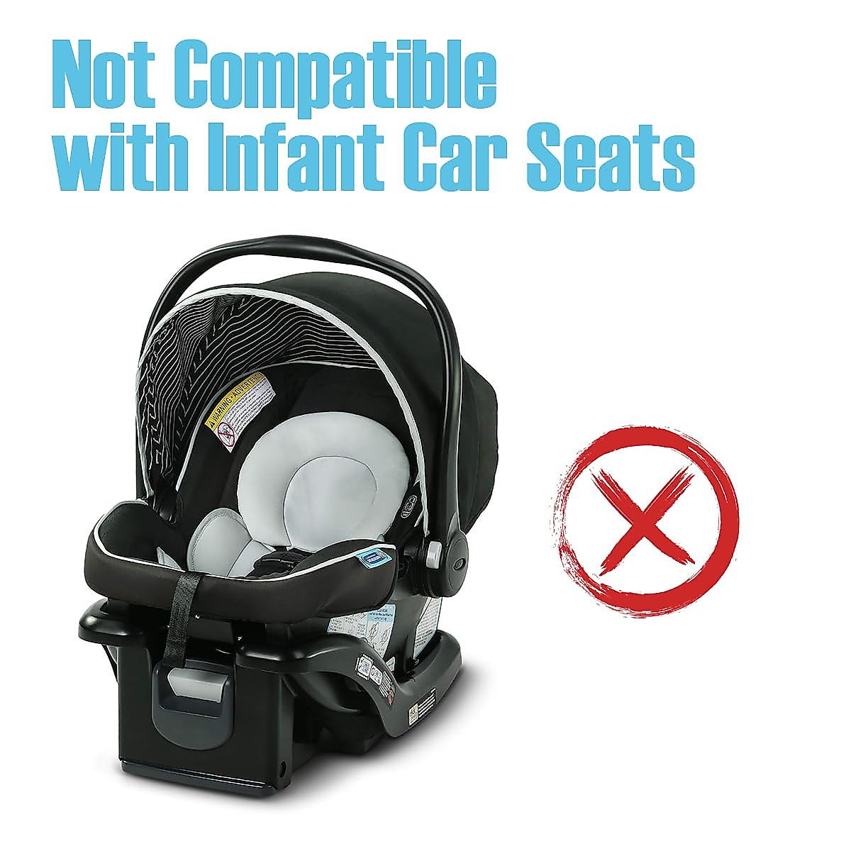 Solfres Hydro Gel Car Seat Cooler Mat for Baby. No Refrigeration Needed. Carseat and Stroller Cooling Pad Cushion Liner with Breathable 3D Mesh Anti-Slip Back. for Kids Toddlers 12-48 Months