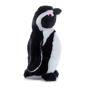 The Petting Zoo African Blackfoot Penguin Stuffed Animal Plushie, Gifts for Kids, Wild Onez Zoo Animals, Penguin Plush Toy 9 Inches