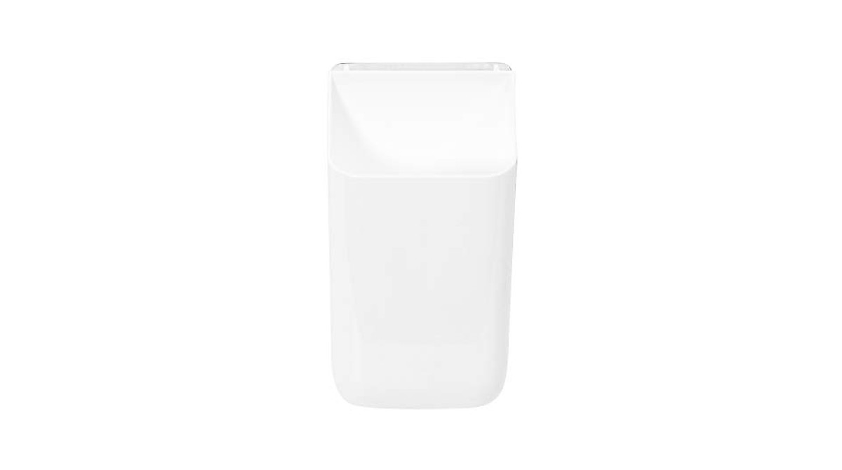 Stylish Curved Box - Medium White Storage Solution
