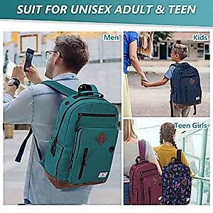 Backpack for Men Women,Vonxury Water-resistant 15.6 Inch Laptop Bookbag for School Work Travel