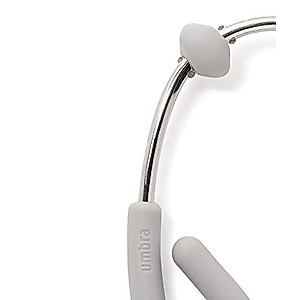 Umbra1013172-1165, Grey/Nickel Flex Double Shower Rings, Set of 12, 2" x 3''