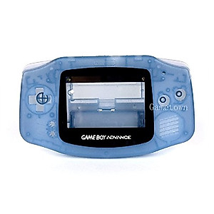 New Replacement Full Housing Shell Cover Case Pack Backlight Backlit for Gameboy Advance GBA Repair Part-Luminous Blue Edition