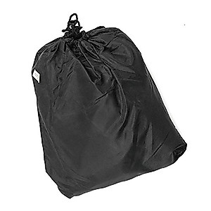 Ihomepark Extra Large Patio Cushion Cover, 68 x 30 x 20 inch Black Outdoor Furniture Seat Cushion Storage Bag, Water Resistant Rectangle Oxford Fabric Bag