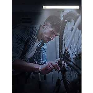 Ovensty LED Shop Light Fixture 4FT with Plug, 48W Super Bright Linkable Garage Lights 5000K Daylight White,Utility Ceiling Light, LED Workbench Lights for Warehouse, Workshop,Plug and Play (White)