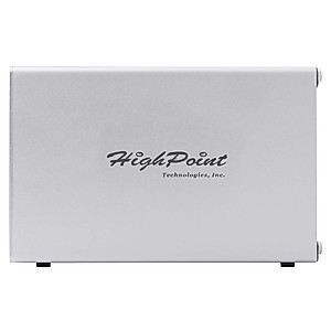 High Point RocketStor 6661A-MSAS3 Thunderbolt 3 to 2X Mini-SAS Ports Hardware RAID Adapter (8X SAS/SATA Channels)