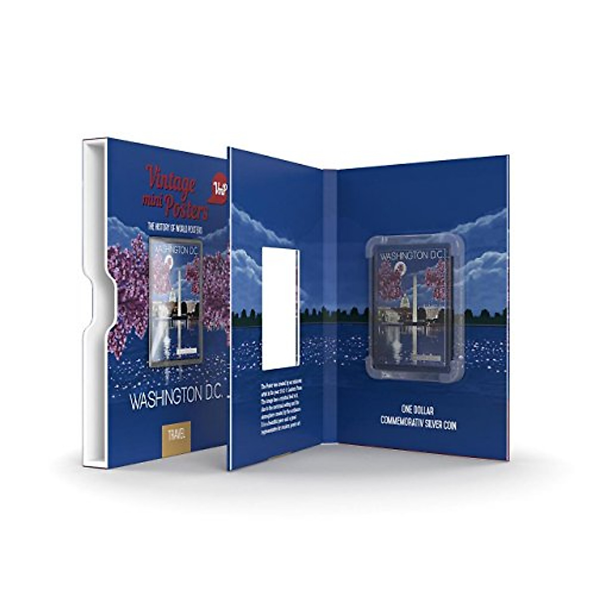 2015 NU limited NIUE 2015 $1 VINTAGE MINI POSTERS - WASHINGTON D.C. LIMITED 1/2 OZ SILVER COIN $1 Uncirculated