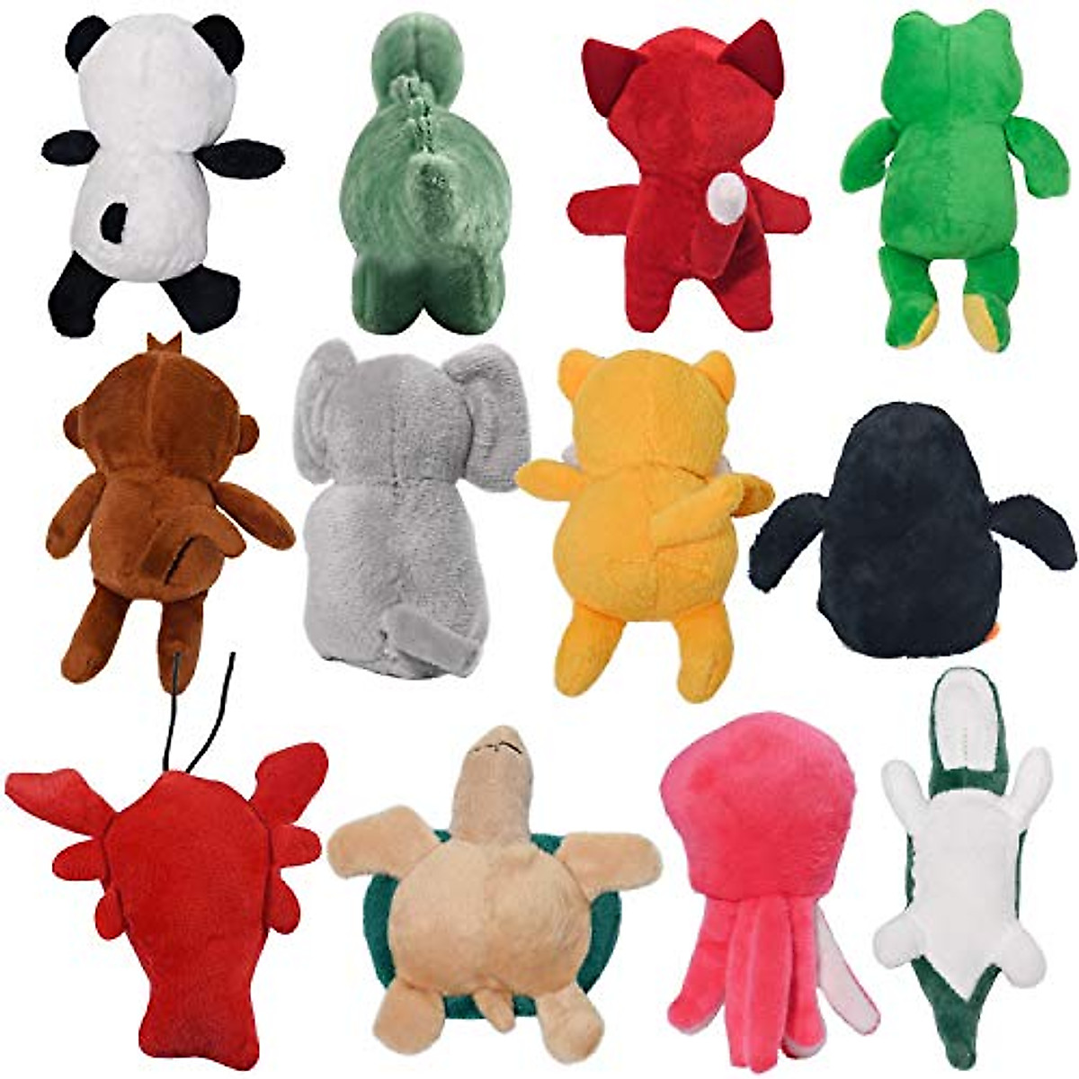 LEGEND SANDY Squeaky Dog Toys for Puppy Small Medium Dogs, Stuffed Samll Dog Toys Bulk with 12 Plush Pet Dog Toy Set, Cute Safe Dog Chew Toys Pack for Puppies Teething