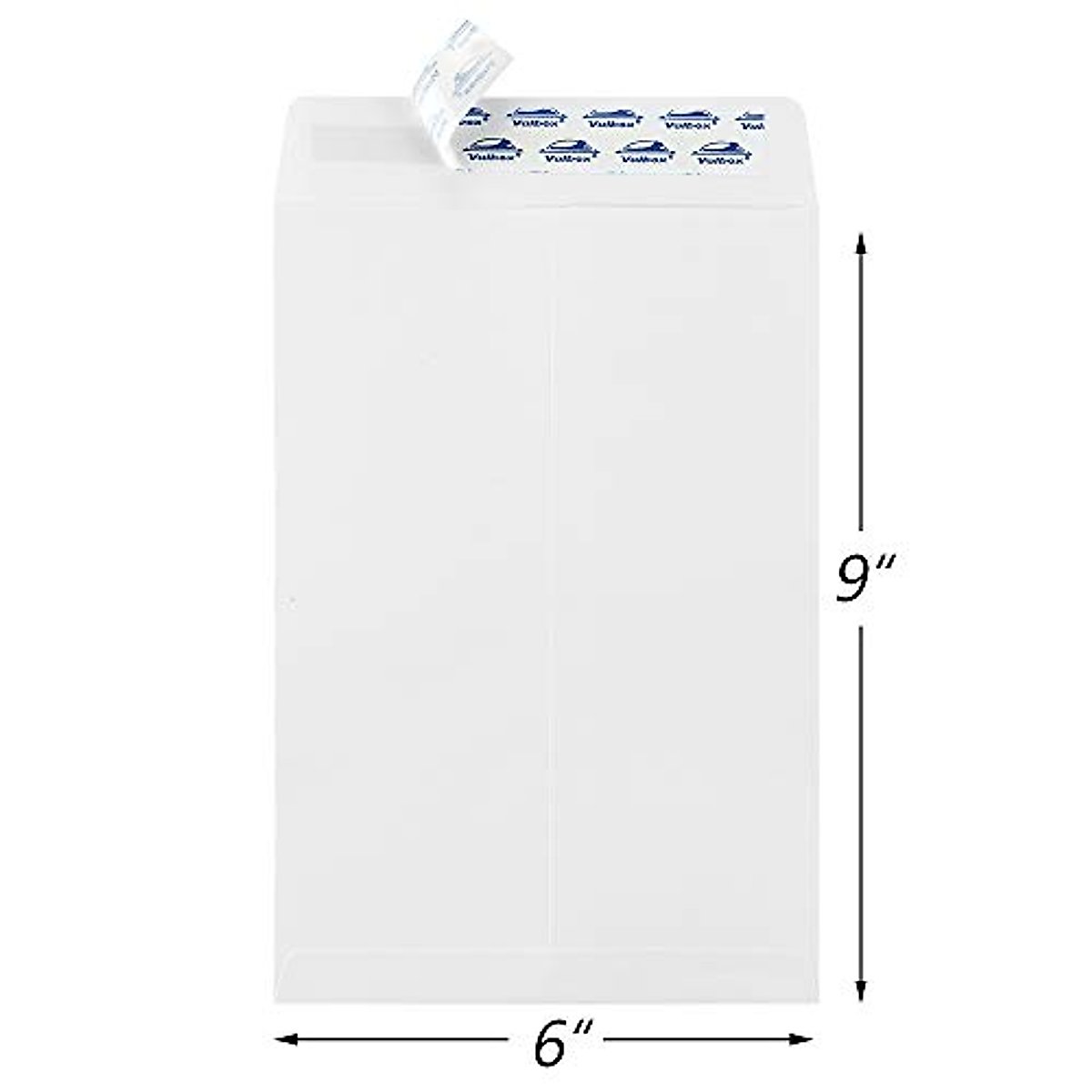 ValBox 6x9 Self Seal Security Catalog Envelopes 250 Count Small White Envelopes for Mailing, Storage and Organizing