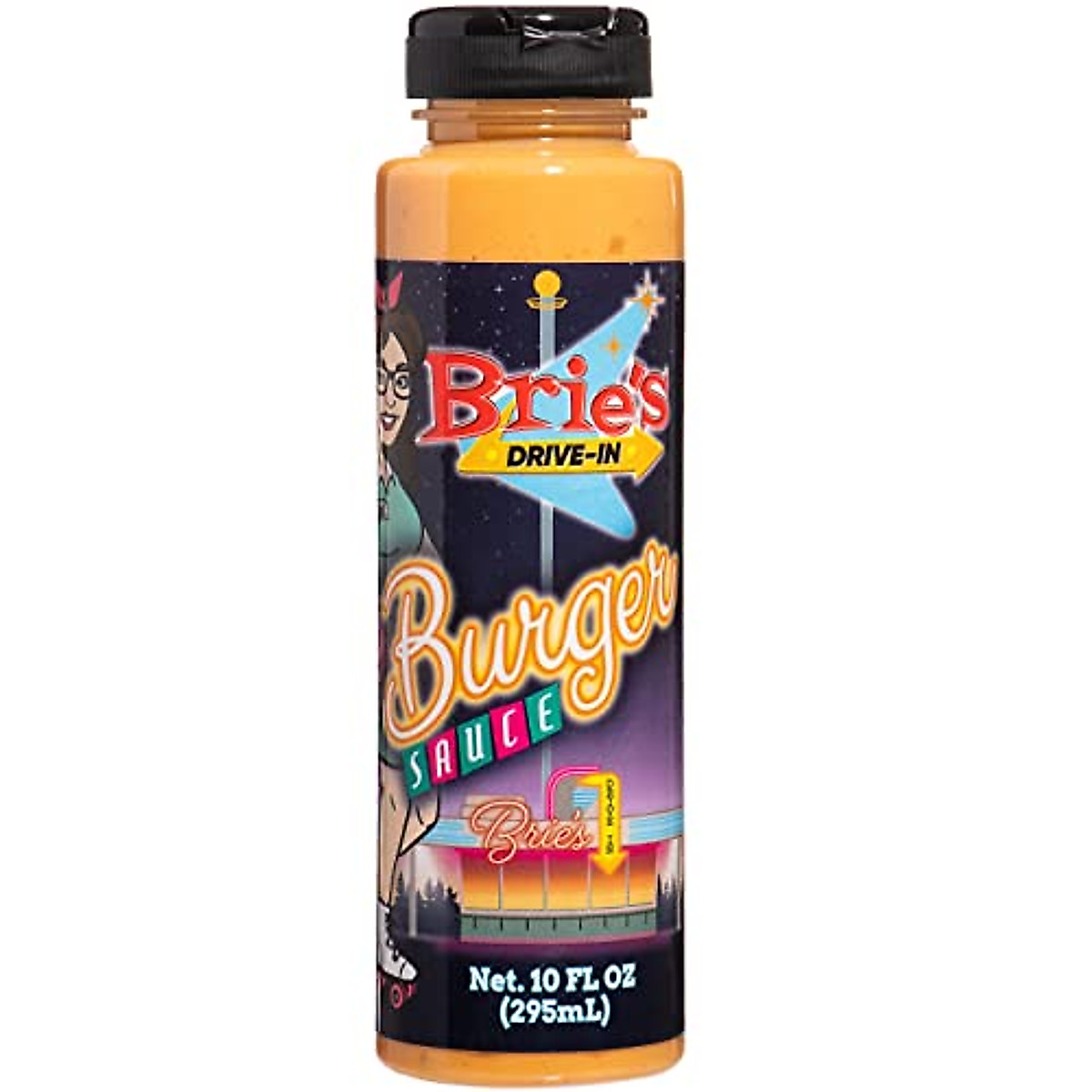 Brie's Drive-In Original Sauces (10oz) (Spicy Ketchup + Burger Secret Sauce)