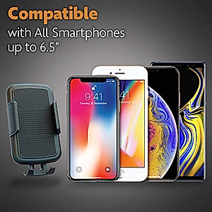 Bestrix Cup Phone Holder for Car, Cup Holder Phone Mount, Phone Holder for Car Universal for iPhone 11 Pro Xs XS MAX XR X 8 7 6s Plus SE, Galaxy S10 5G S10 S10E S9, LG, Pixel, HTC and All Smartphones