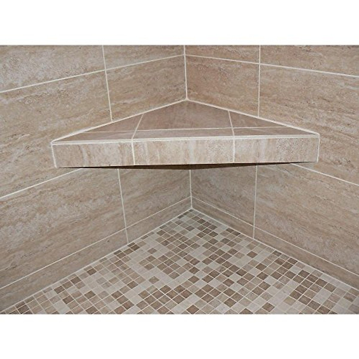 GOOF PROOF SHOWER KITS & FLOOR KITS (GPSS-3024 TRIANGLE SHOWER SEAT)