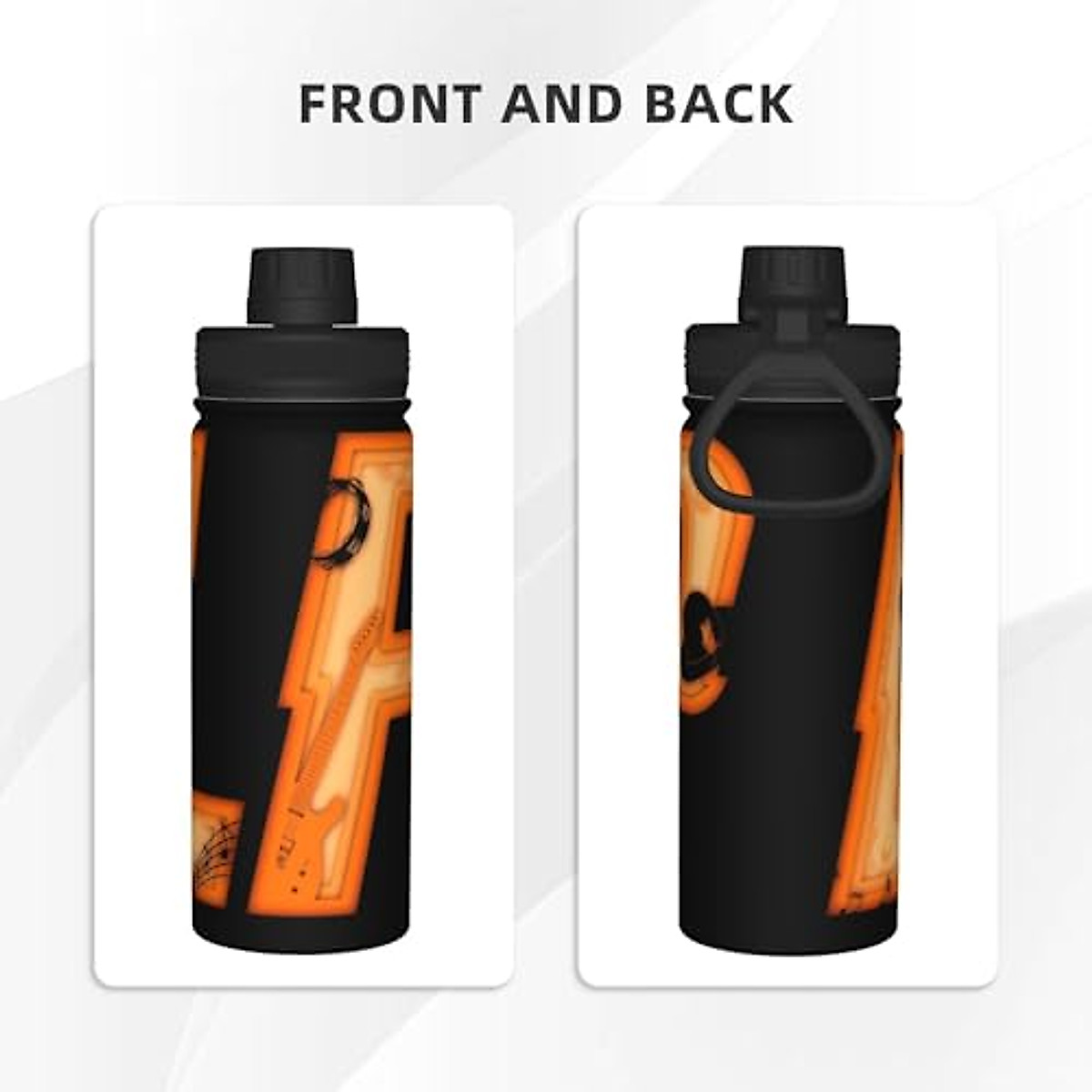 Eevikion Laura Musics Pergolizz Stainless Steel Insulated Tumbler Sports Water Bottle Hot and Cold Travel Cup 18oz