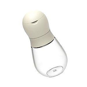 Bowling Pepper Mill Transparent Glass Seasoning Bottle Manual Grinder Spice Storage Bottles Containers Suitable for Grain Dry Chilli Coffee Beans