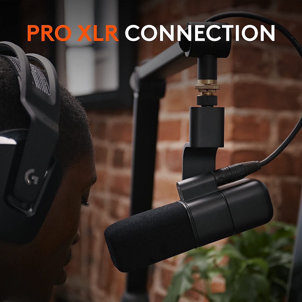 Logitech for Creators Blue Sona Active Dynamic XLR Broadcast Microphone for Streaming and Content Creation, ClearAmp Preamp, Dual-Diaphragm Capsule, Internal Shockmount - Graphite (Renewed)
