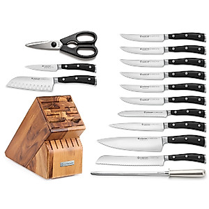 WÜSTHOF Classic IKON 15-Piece Knife Block Set