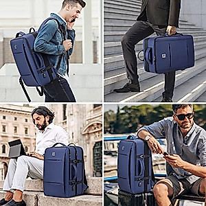 Bagsure Carry On Backpack, 40L Flight Approved Travel Backpack for Men Women, Expandable Water-resistant 17Inch Laptop Backpack, Casual Daypack Luggage Suitcase Backpack for Business Weekend Hiking