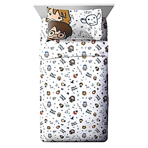 Jay Franco Harry Potter Charms 3 Piece Twin Sheet Set