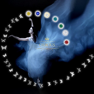 ORROUS&CO 18K Gold Plated CZ Simulated Diamond Stud Earrings for Women, Hypoallergenic, 1.9 Carat