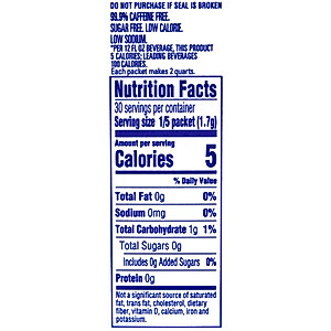 Crystal Light Lemon Decaf Iced Tea Natural Flavor Drink Mix, 12-Quart Canister (Pack of 4)