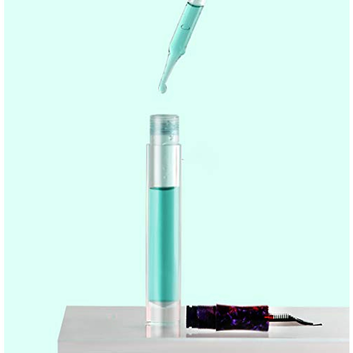 Lanxivi Majohn C1 Fountain Pen Fine Nib Clear Transparent Acrylic Resin, Mini Pocket Pen, Eyedropper,Cartridges and Converter Filling