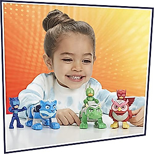 PJ Masks Animal Power Hero Animal Trio Playset, with 3 Toy Cars and Action Figures, Preschool Toys, Superhero Toys for 3 Year Old Boys and Girls and Up