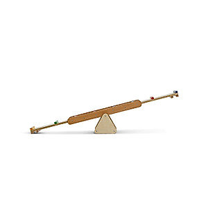 Avenlur Willow Rainbow Seesaw and Balance Beam: Montessori and Waldorf Inspired Gym Equipment for Toddlers & Kids (2-4 yrs), up to 110lbs! Enhance Balance & Coordination with Indoor Play Fun!