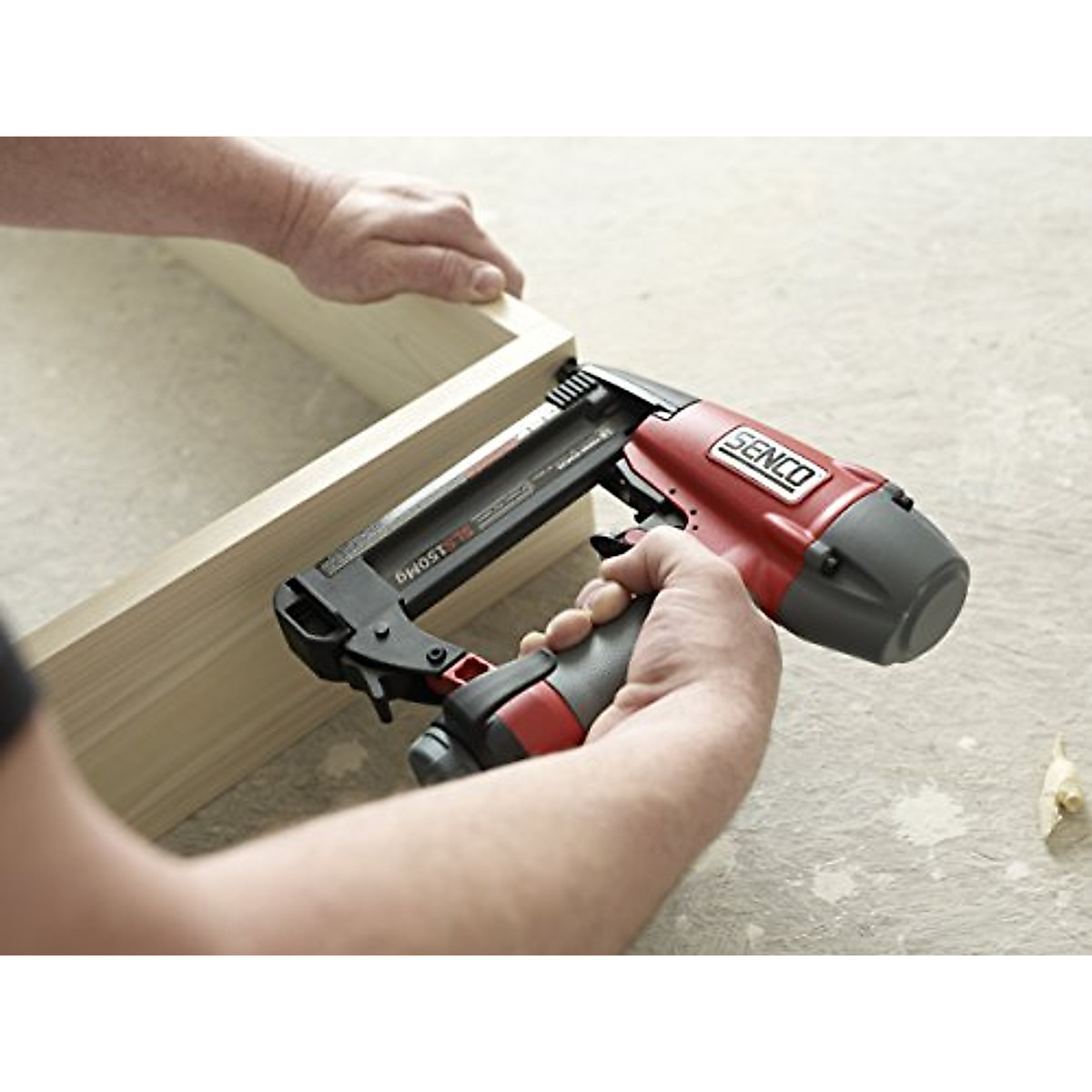 Senco SLS150Mg Medium Wire Finish crown Stapler, Gray/Red