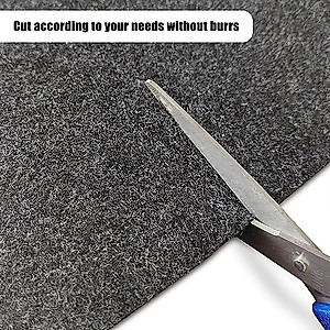 YEXEXINM 5.3 x 3.3 FT Outdoor Storage Shed Mat-Waterproof Dustproof Outdoor Carport Mat- Backing Prevents Liquid Penetration，Anti-Slip Patio Furniture Floor Mat for Protect Storage Shed Floor，Grey