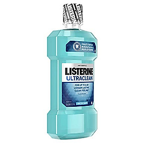 Listerine UltraClean Mouthwash, Arctic Mint,1.5 Liters
