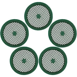 Yardwe Green Toys 10pcs Outdoor Bonsai Screen Spreaders Seeding Classifier Pan Rock Planter Separator Green Stackable Mesh for Cultivation Panning Riddles Earth Tool Riddle Planting Kids Toys