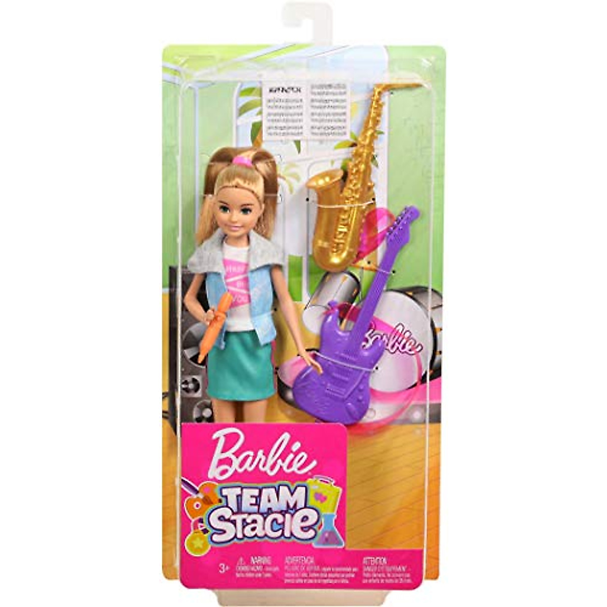 Barbie GBK56 Team Stacie Doll & Accessories (Music)