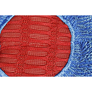 CleanAide Twist Yarn Mop Pad with Spot Cleaning Scrubber, 18 Inches, 6 Pack