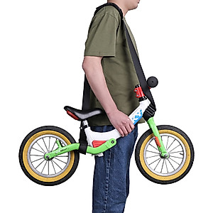 WILDKEN Scooter Shoulder Strap, 71in Carrying Scooter with Adjustable Carrying Strap and Extra-Thick Anti-Slip Shoulder, Scooter Strap for Electric Scooter, Bikes, Balance Bikes, Yoga Mat, Ski Board