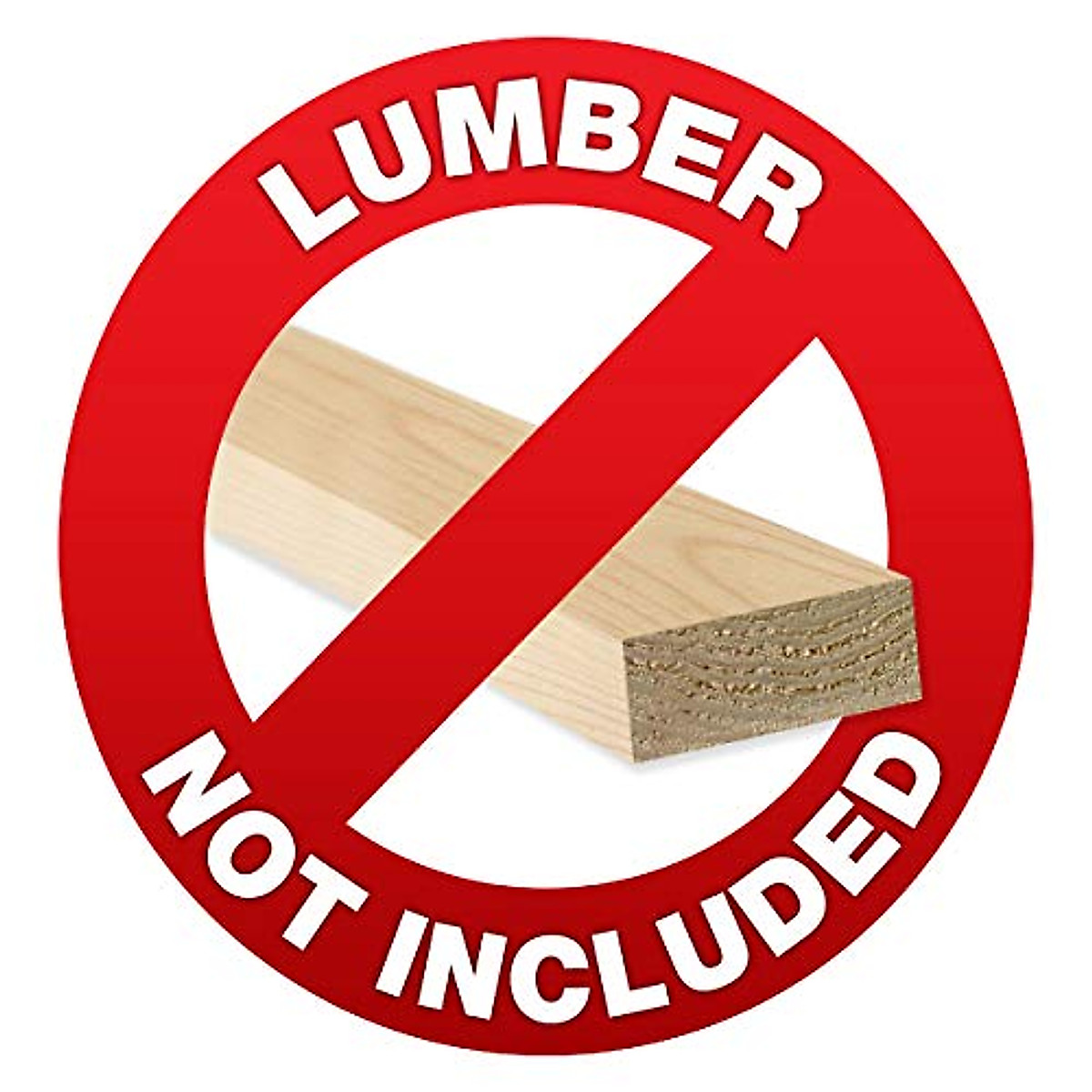 2x4basics 90134ONLMI Hopkins, 6"D x 40"W x 33"H, AnySize Chair or Bench Ends, Sand