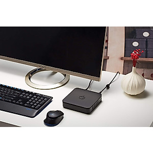 PEPPER JOBS Mini PC Windows 11 Pro Mini Desktop Computer Intel N4120 8GB DRR4, 64GB eMMC 5.1, Triple Display 4K@60Hz, Dual-Band WiFi, HDMI 2.0, Gigabit Ethernet, Mini DP Port, USB-C, USB 3.0x2, Black