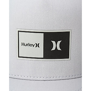 Hurley Mens Caps - Flat Brim Snapback Baseball Cap Standard Trucker Hats for Men, Size One Size, Wolf Grey