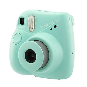 FujiFilm Instax Mini 7+ Seafoam Green Bundle (10 Film Pack)