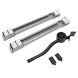 Furniture Dolly Mobile Roller, 300KG Load Bearing Extensible Appliance Roller, Fridge Stand Moving Cart with Adjustable Height Lifting Tool Lever for Washing Machines Refrigerators Dryers (Silver)