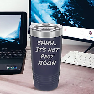 OEZZO Customized Tumblers With Names, Double Wall Personalized Bottles with Splash and Leak Proof Upgraded Slider Lid for Birthdays, Mom, Dad, Friends, Co-Workers (20oz, Navy Blue)